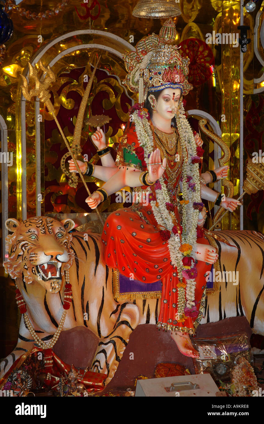 Indian goddess amba india hi-res stock photography and images - Alamy