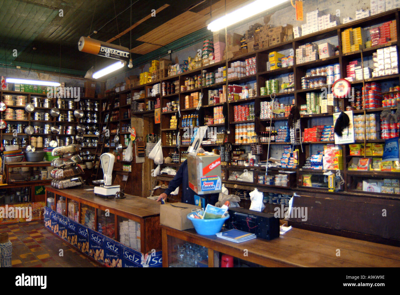 General shop interior at night Ovalle Chile Stock Photo - Alamy