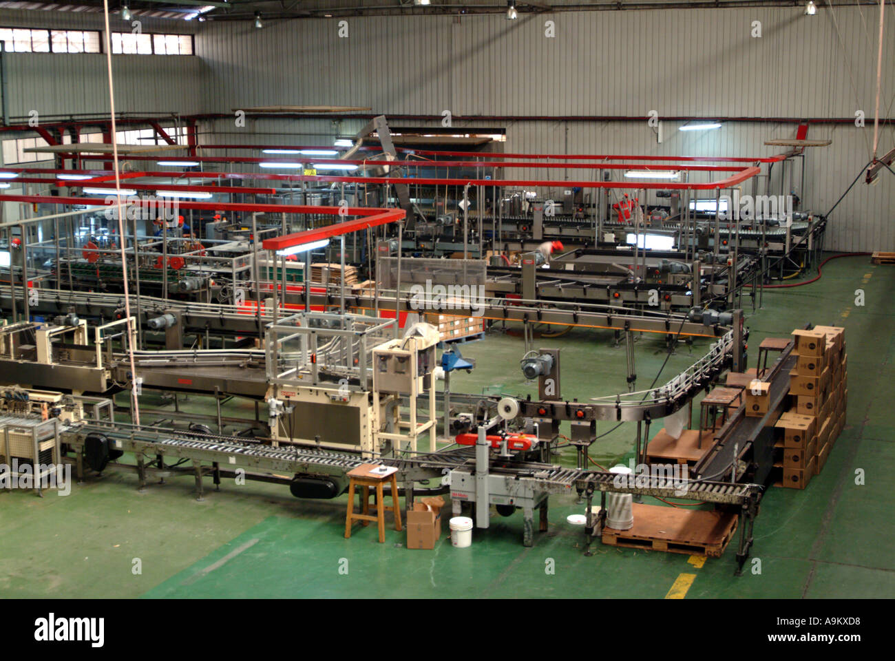 Capel Pisco winery bottling plant Vicuna Chile Stock Photo - Alamy