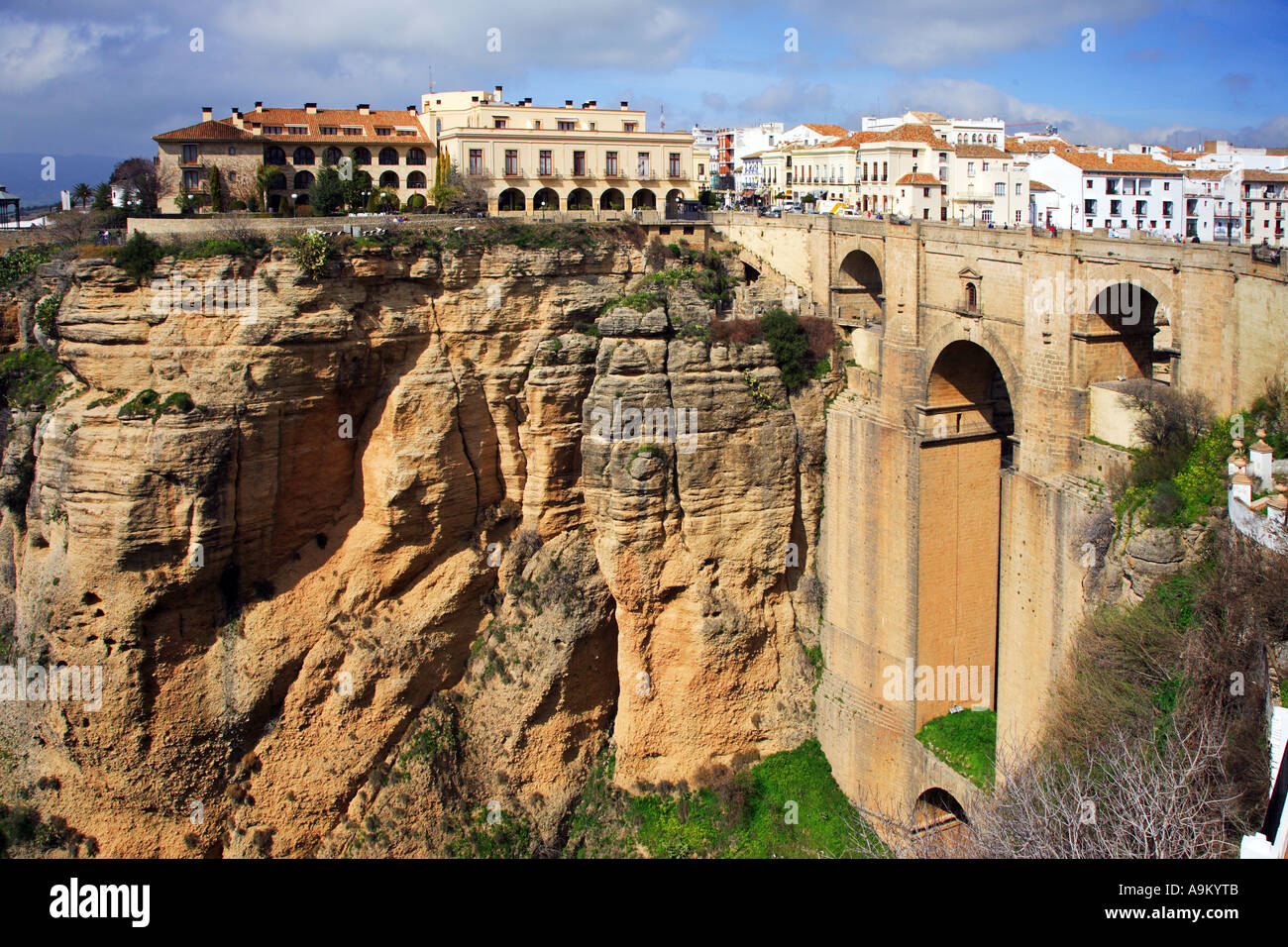 New Bridge Puente Nuevo Ronda Andalucia Province of Malaga Spain Stock Photo - Alamy