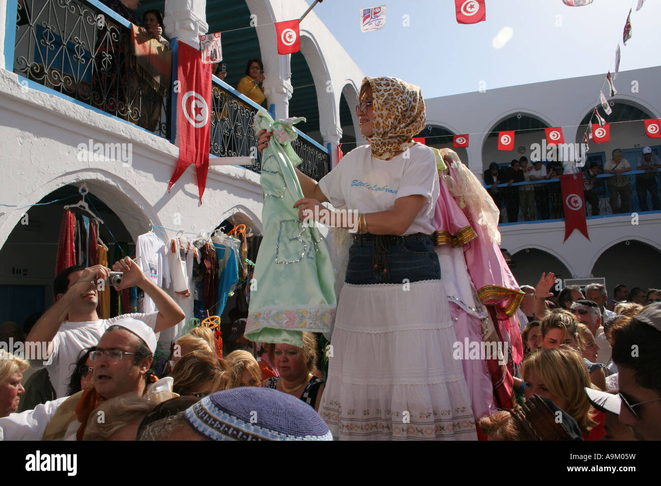 The Lag B'Omer festival at the La Griba synagogue Djerba Stock Photo ...
