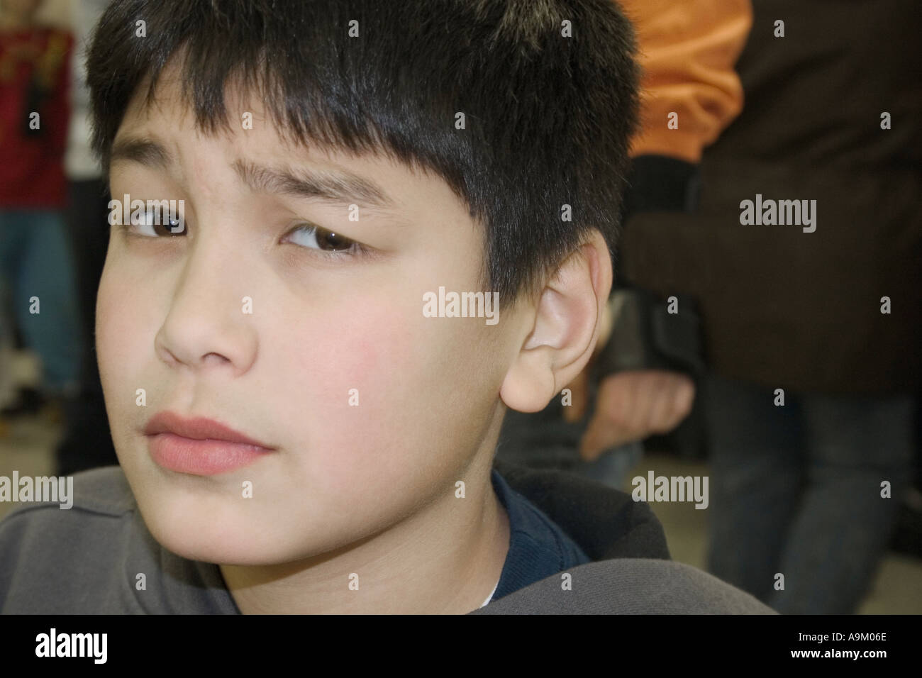Boy age 12 close up portrait Stock Photo - Alamy