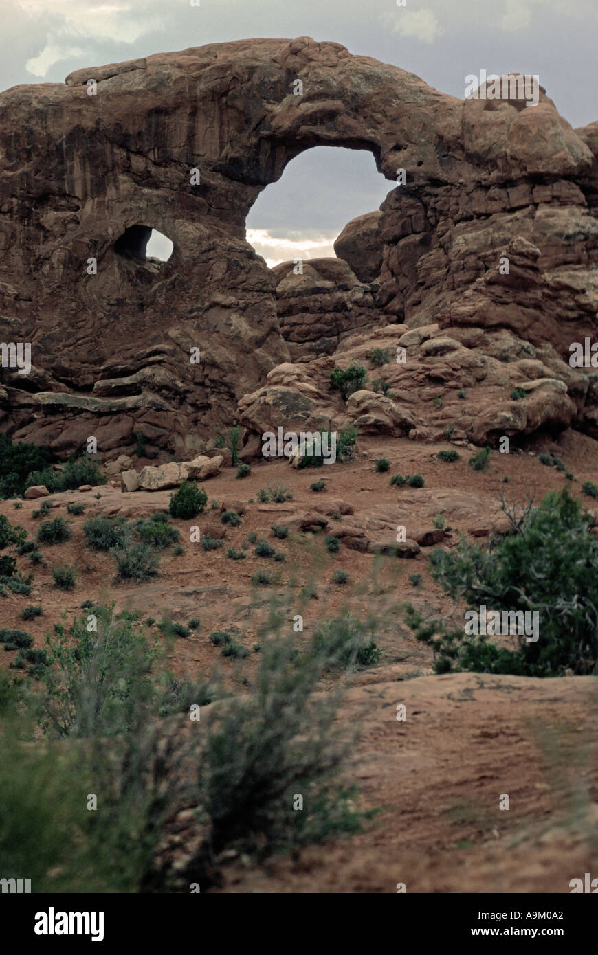 Arches National Park Utah Turret Arch Stock Photo - Alamy