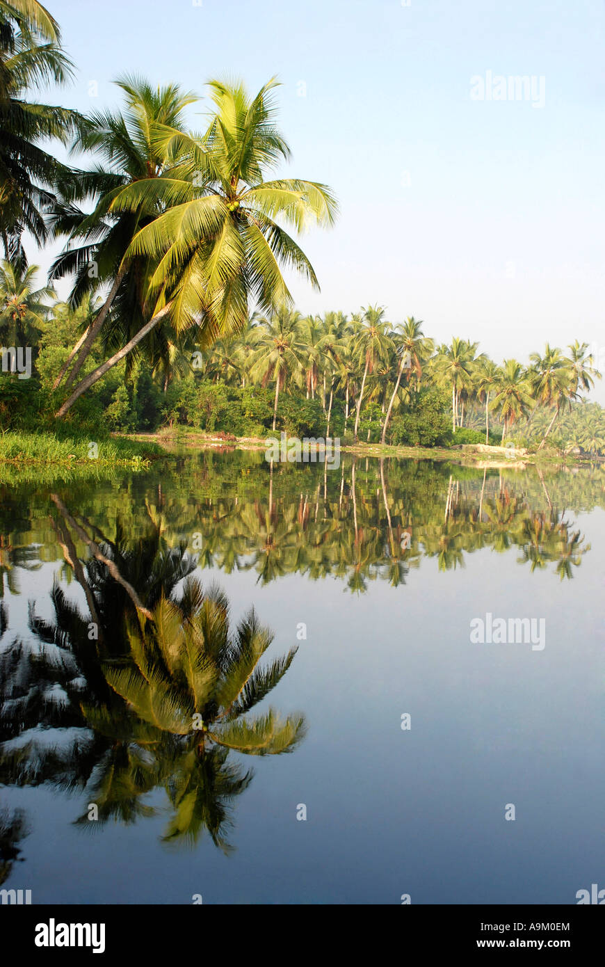 Backwate Landscape in vely lake keraka Stock Photo - Alamy