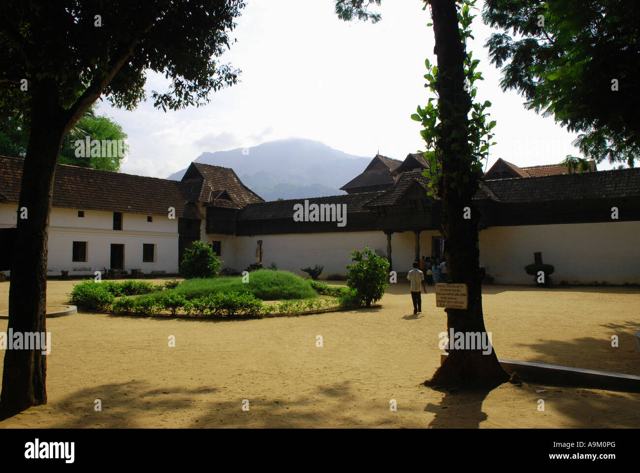 Front view of padmanabhapuram wooden palace Thuckalay Kerala-TAMIL NADU ...