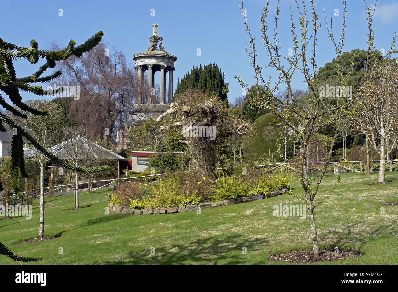 Robert Burns Monument in the Burns National Heritage Park Alloway ...
