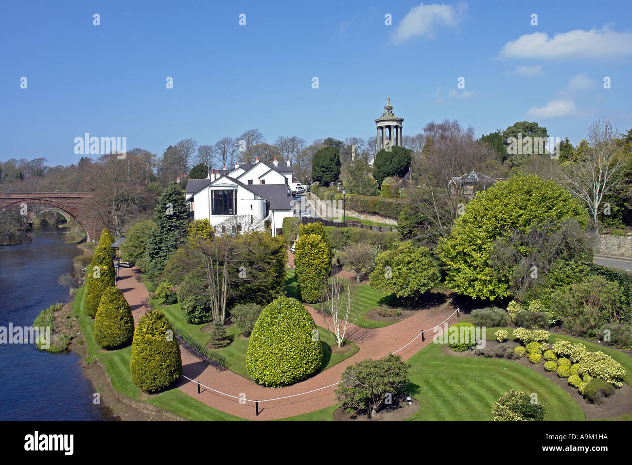 Robert Burns Monument in the Burns National Heritage Park Alloway ...