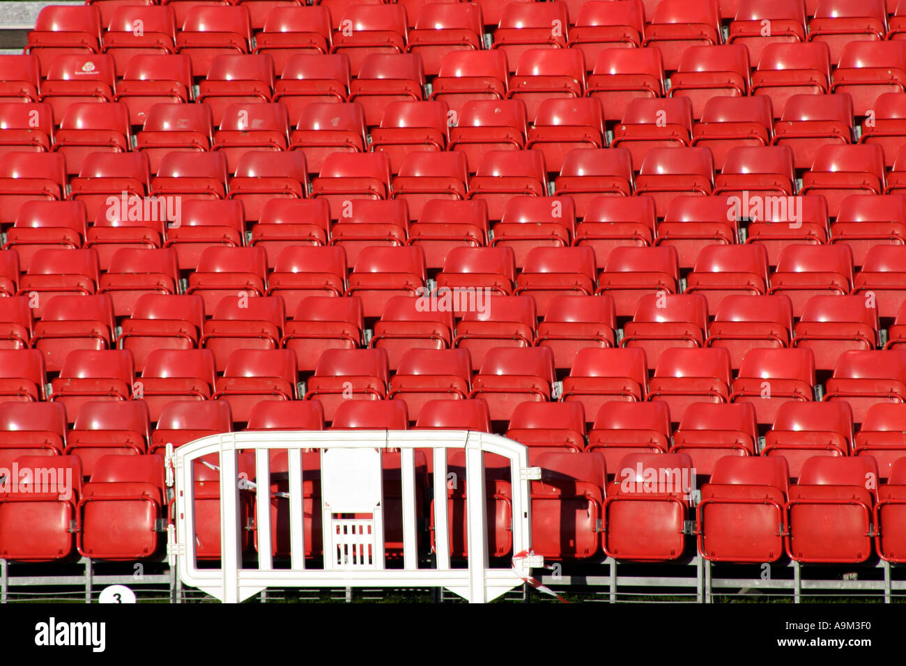 Patterns formed by rows of seats on an arena stand Stock Photo - Alamy
