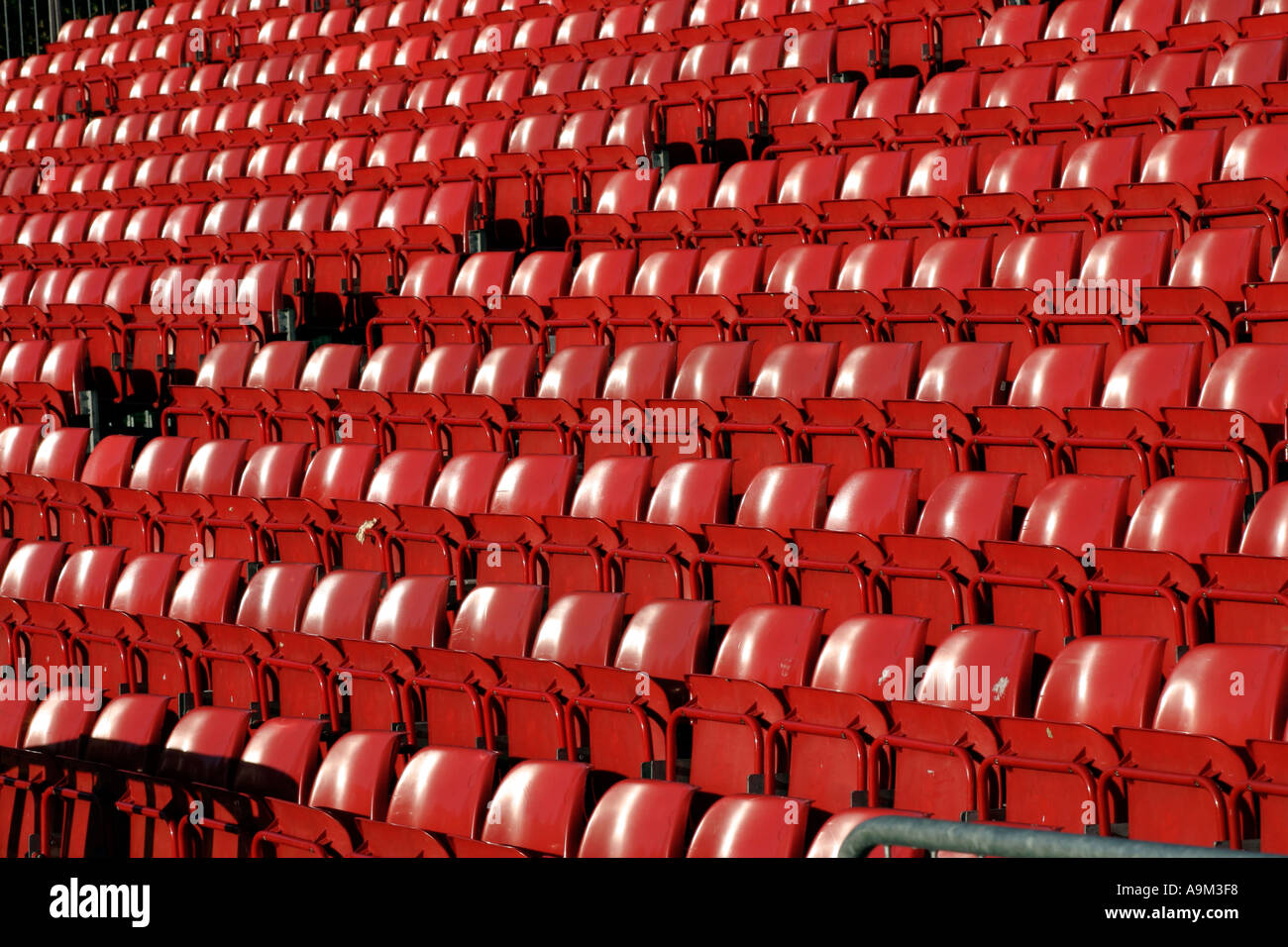 Patterns formed by rows of seats on an arena stand Stock Photo - Alamy