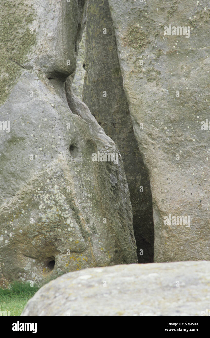 Detail of Stonehenge standing stones Stock Photo - Alamy
