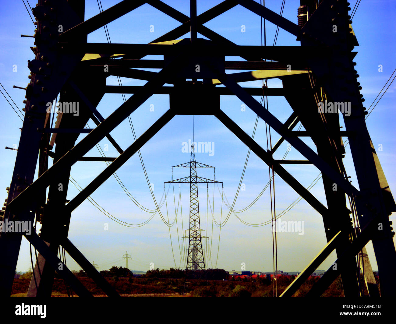POWER SUPPLY energy strom stream current branch connection Stock Photo ...