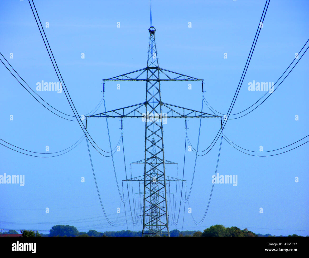 POWER SUPPLY energy strom stream current branch connection landscape ...