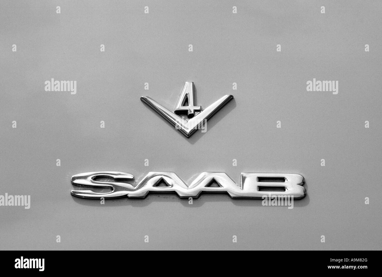 Saab Emblem In The Snow