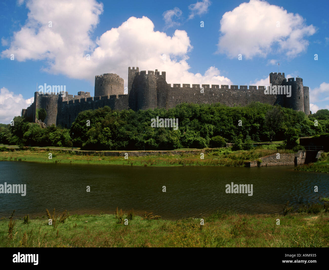 Pembroke castle pembrokeshire west wales hi-res stock photography and ...