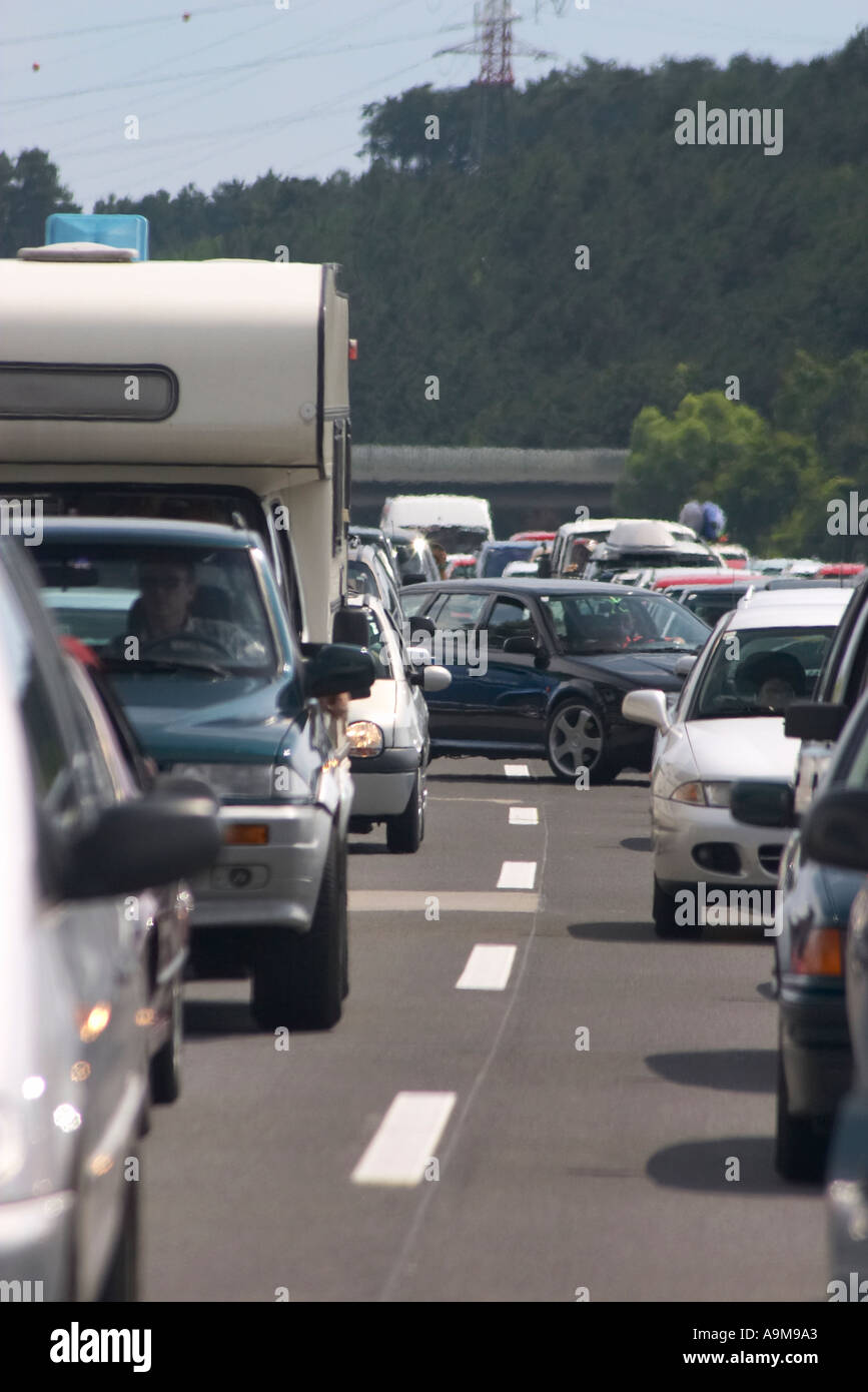 highway traffic jam Stock Photo - Alamy