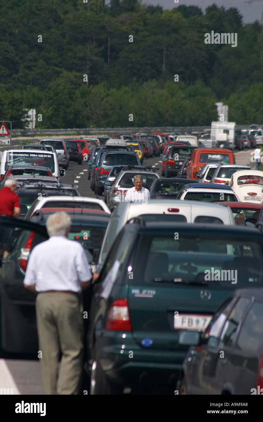 highway traffic jam Stock Photo - Alamy