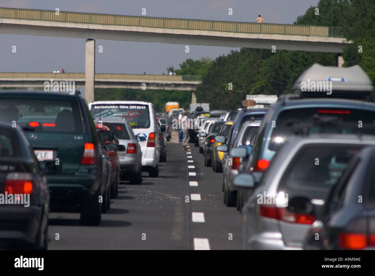 Car traffic jam highway time hi-res stock photography and images - Alamy