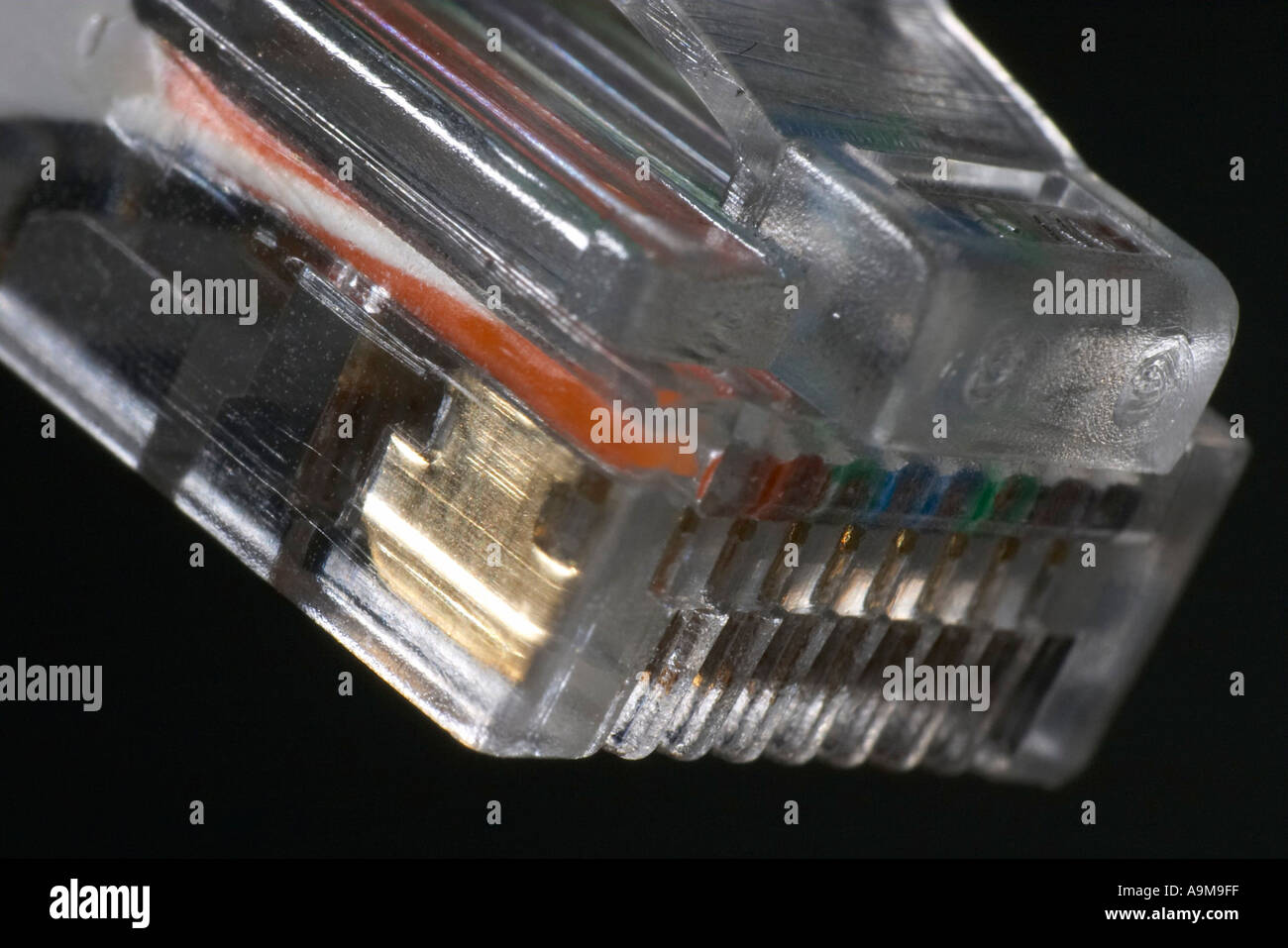 plug / network connection / RJ45 Stock Photo - Alamy
