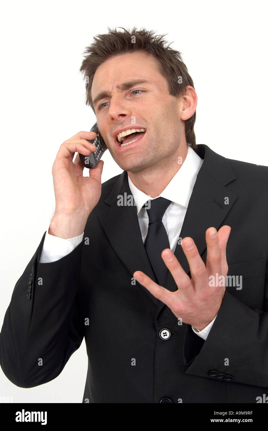 man talking on the telephone Stock Photo - Alamy man talking on the telephone Stock Photo - Alamy