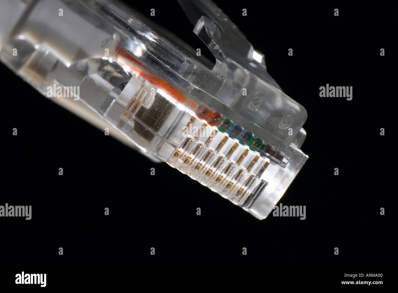 plug / network connection / RJ45 Stock Photo - Alamy