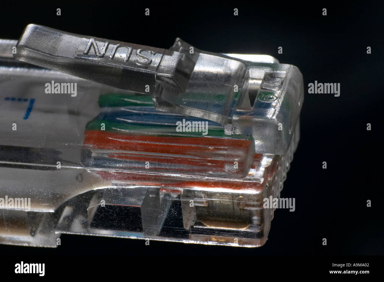 plug / network connection / RJ45 Stock Photo - Alamy