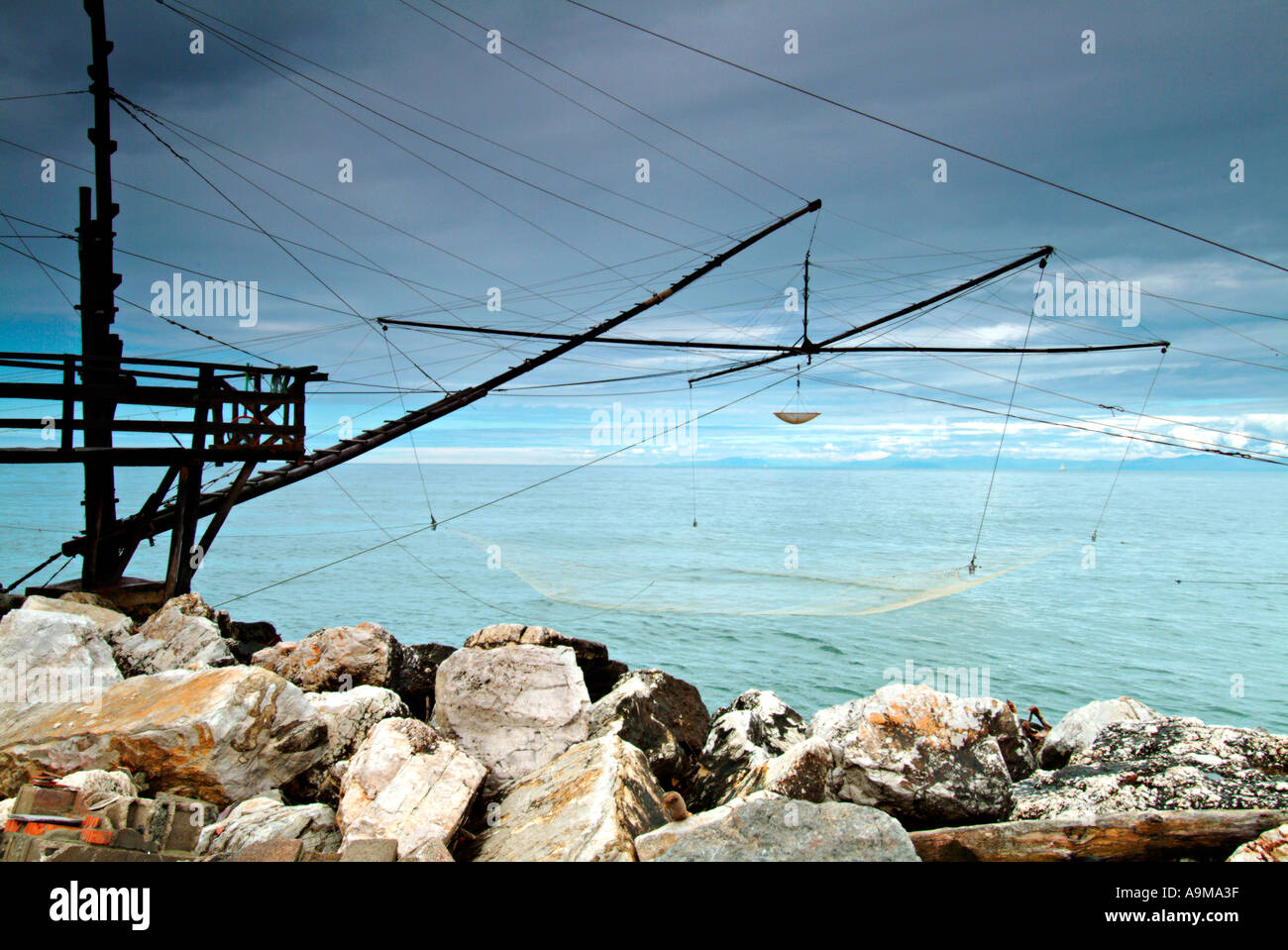 Mediterranean sea by the beach of Pisa Stock Photo - Alamy