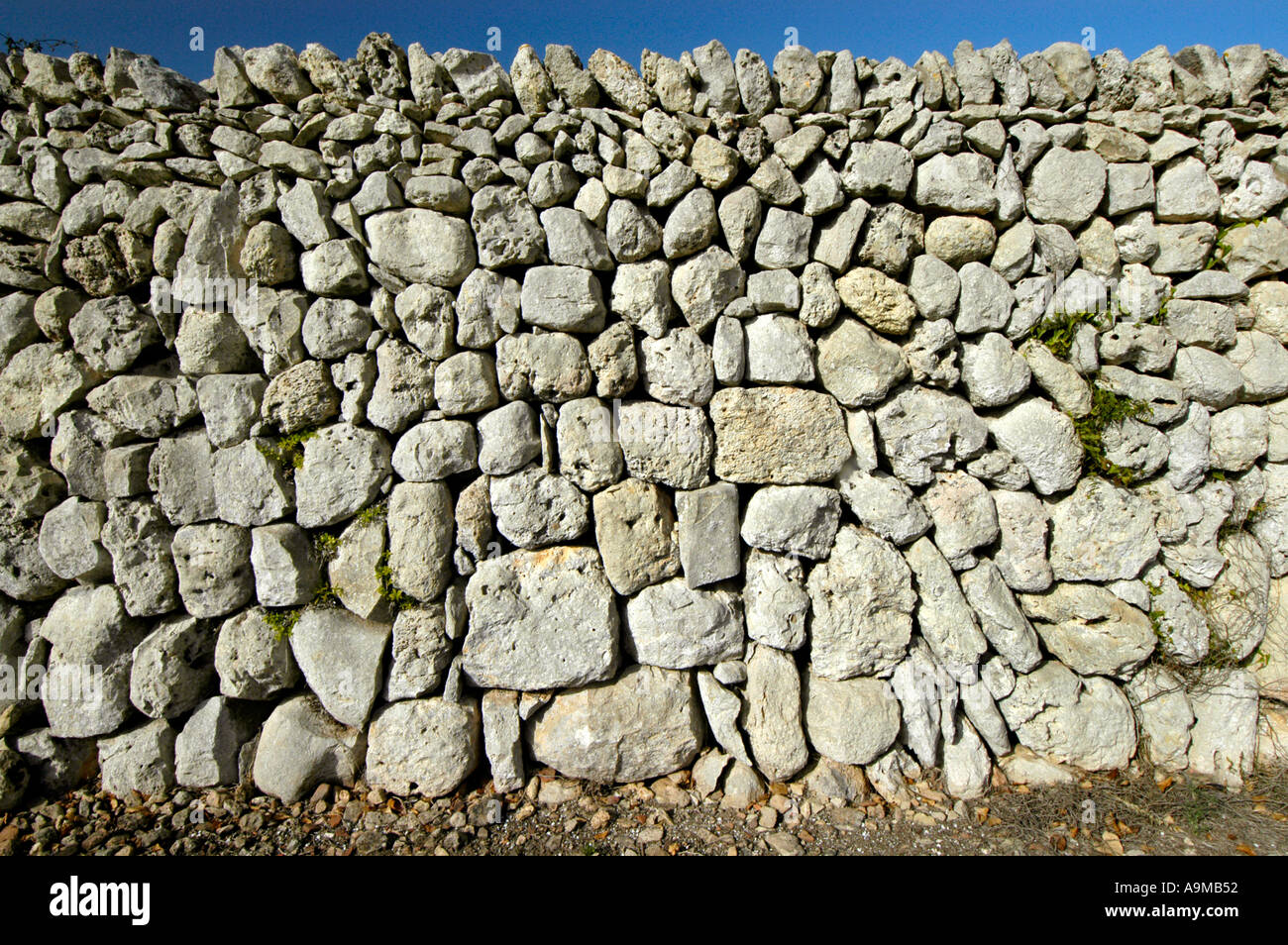 mediterranean dry wall Stock Photo - Alamy