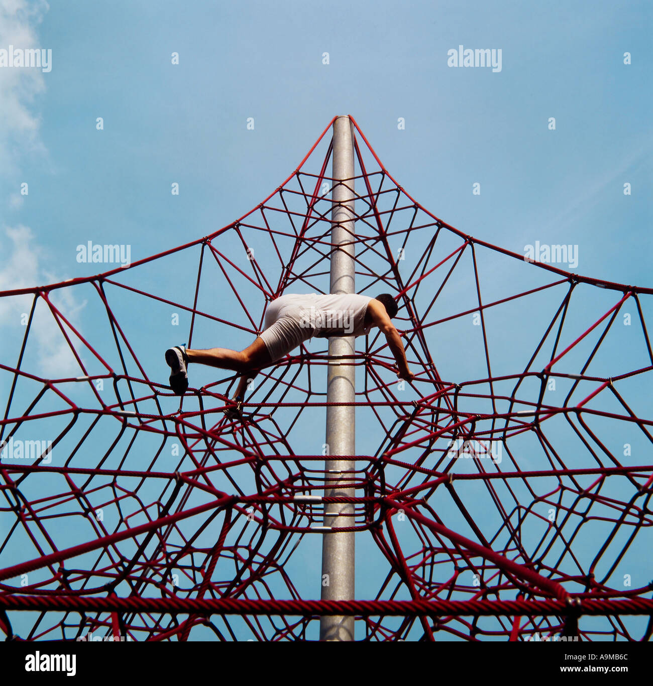 Spider web climber hi-res stock photography and images - Alamy