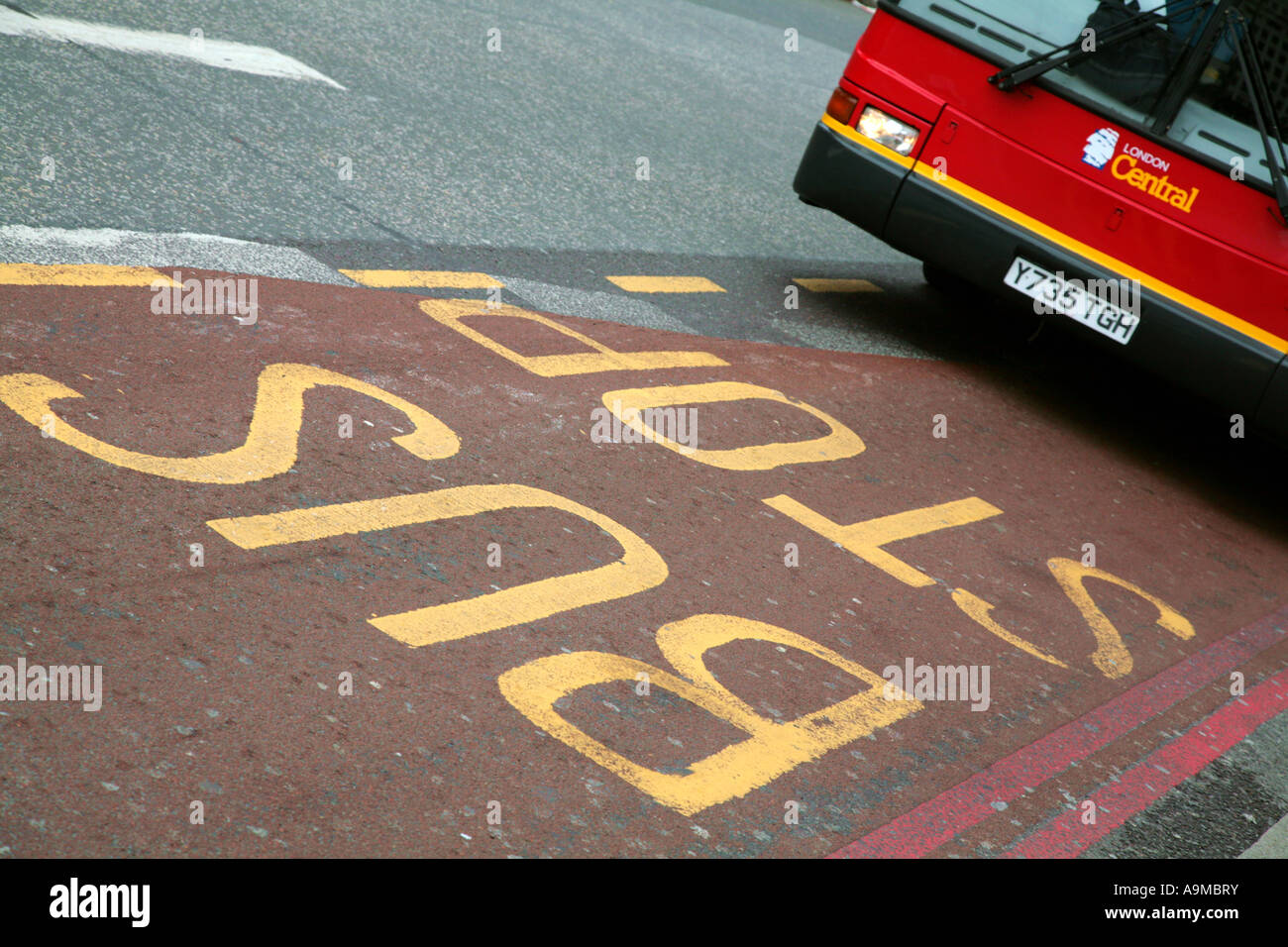 Lane buses hi-res stock photography and images - Alamy