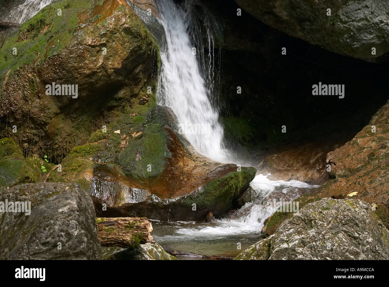 Myra falls waterfall hi-res stock photography and images - Alamy