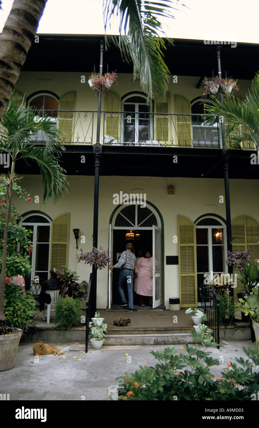 Ernest Hemingway's House in 1991, Key West, Florida Stock Photo - Alamy