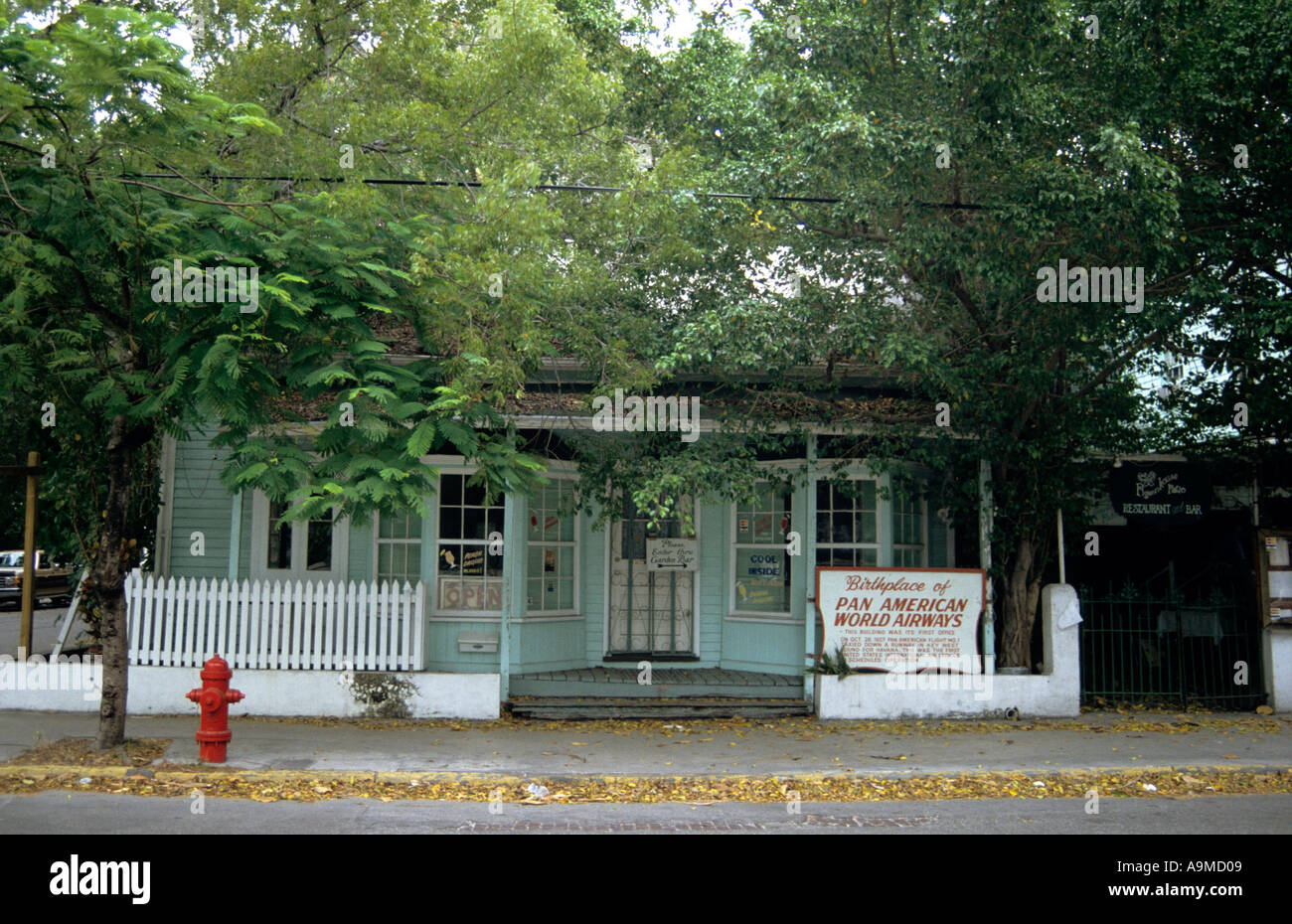 The first Pan American Office in 1991, Key West, Florida, USA Stock ...