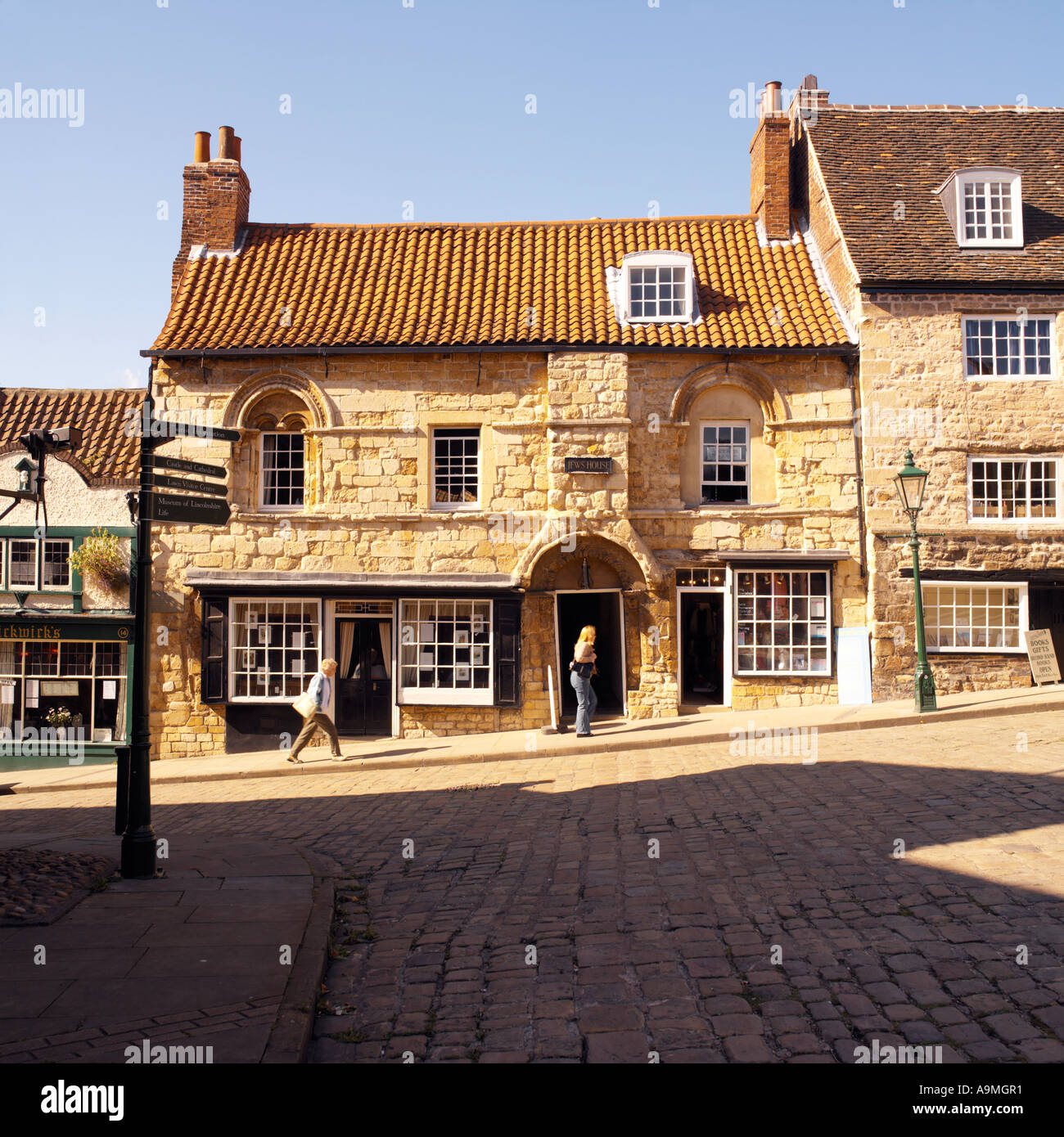 Jew's House, Lincoln Stock Photo - Alamy