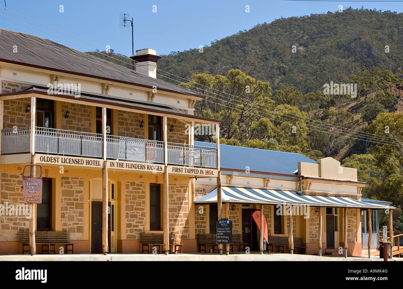 pub at melrose oldest in flinders ranges Stock Photo - Alamy