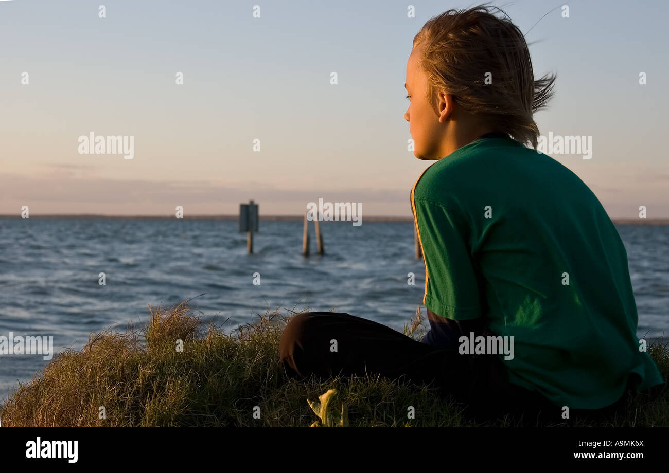 looking over the water Stock Photo - Alamy