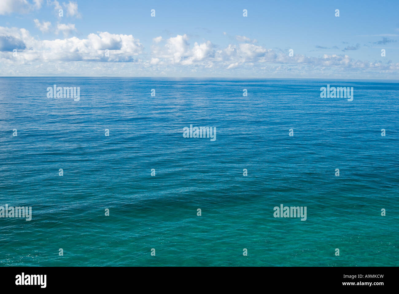 the flat and calm deep blue tropical ocean Stock Photo - Alamy