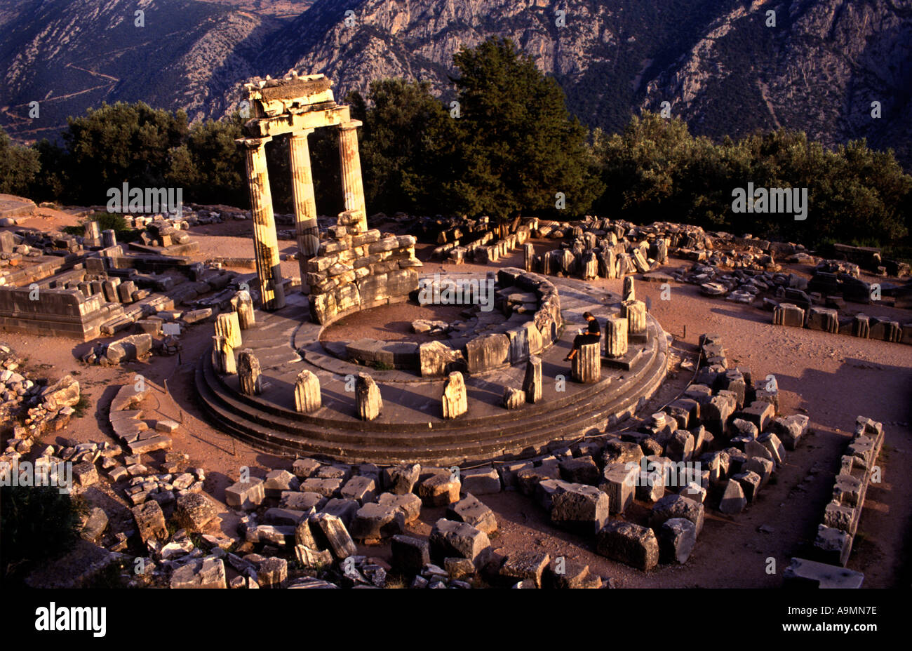 Tholos of Delphi - ancient structures of the Sanctuary of Athena ...