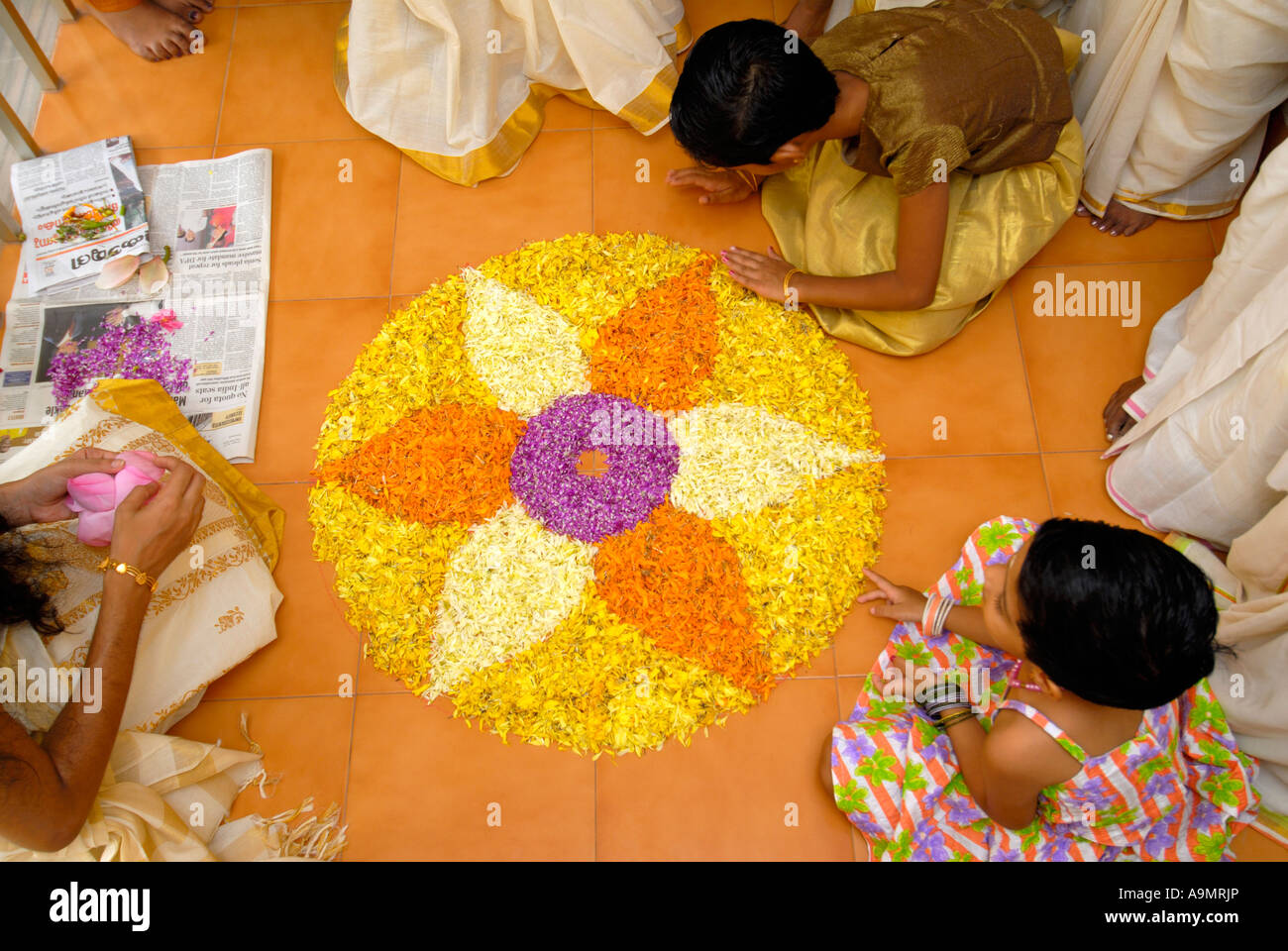 ONAM CELEBRATIONS IN KERALA Stock Photo - Alamy
