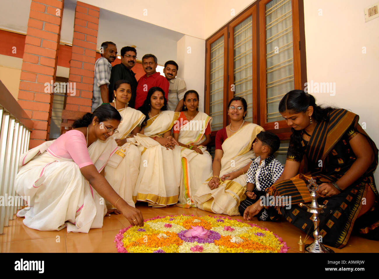 ONAM CELEBRATIONS IN KERALA Stock Photo - Alamy