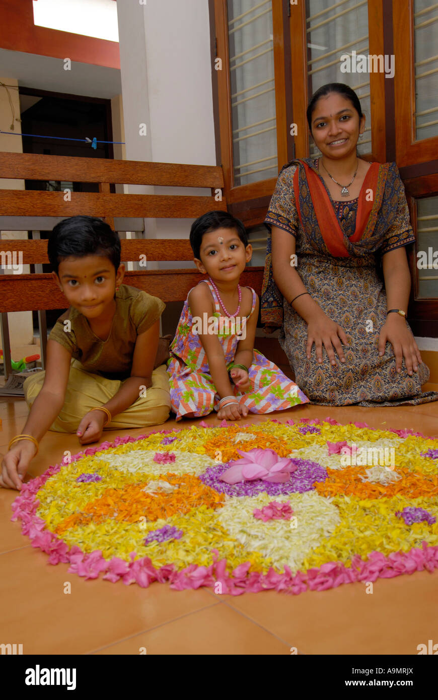 ONAM CELEBRATIONS IN KERALA Stock Photo - Alamy