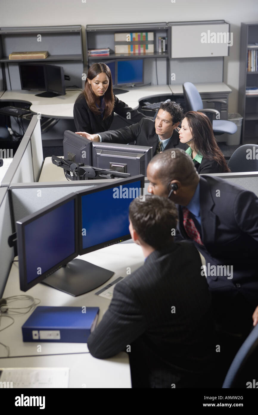 Busy office cubicles hi-res stock photography and images - Alamy