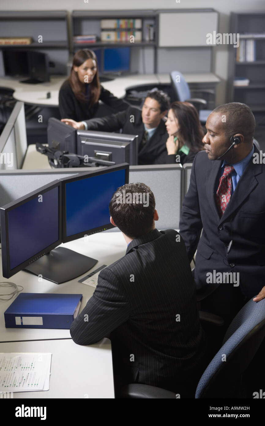 Busy Office Cubicles High Resolution Stock Photography and Images - Alamy