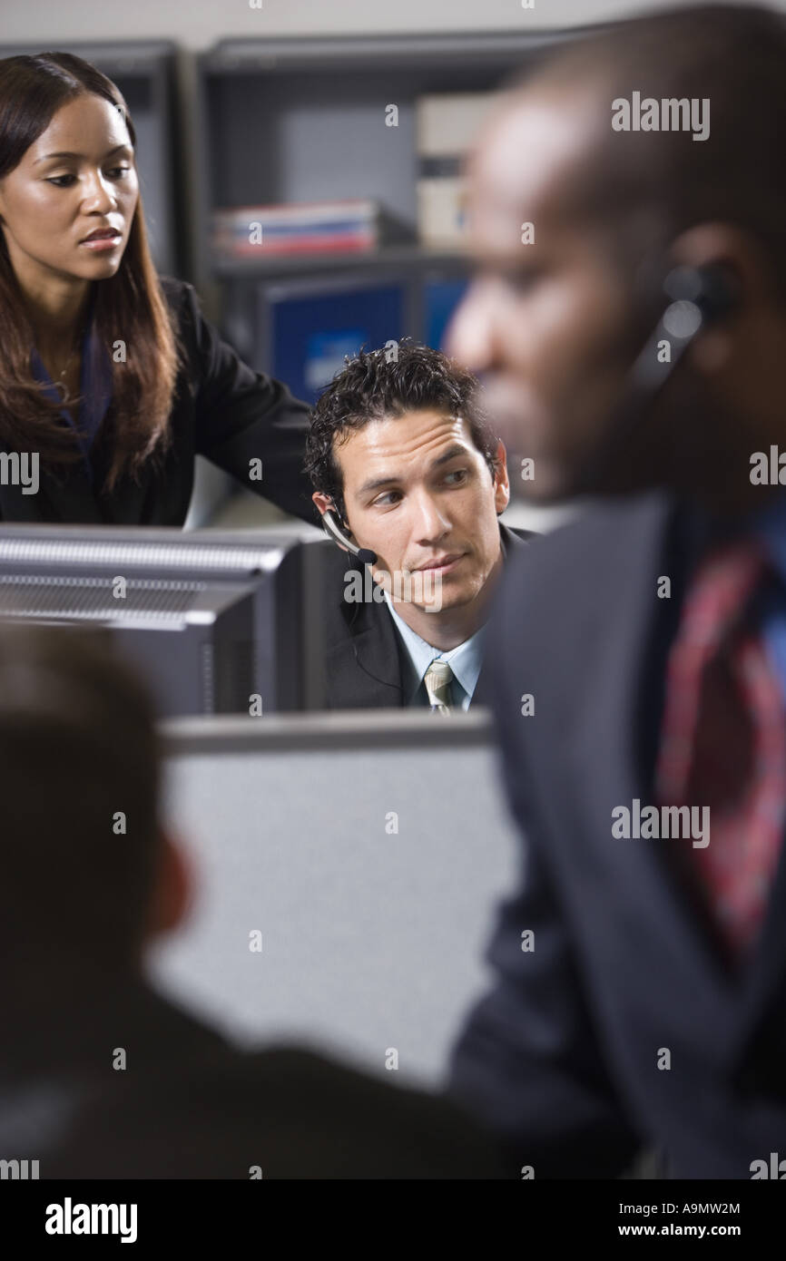 Busy office cubicles hi-res stock photography and images - Alamy