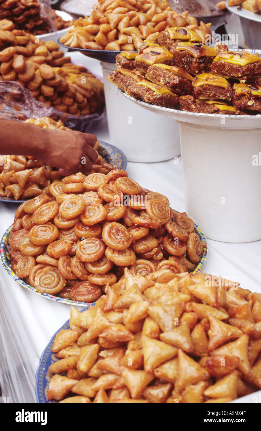 Moroccan sweets - Fez, MOROCCO Stock Photo - Alamy
