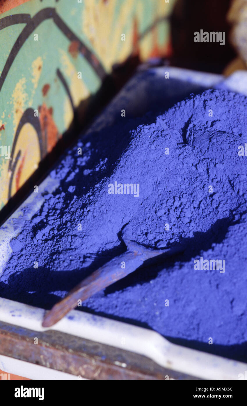Coloured dye - Fez, MOROCCO Stock Photo - Alamy
