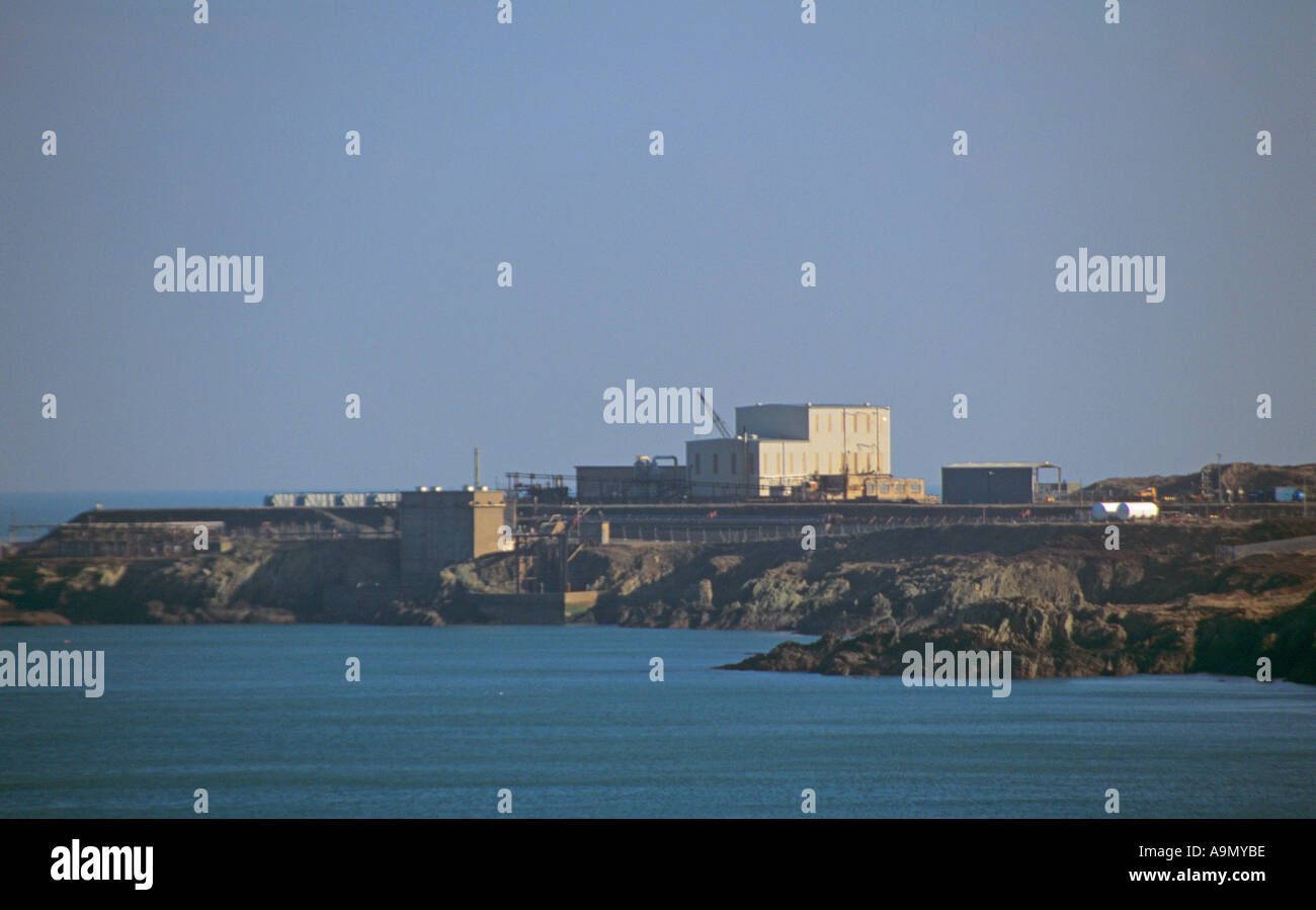 ANGLESEY WALES UK February Factory extracting bromine from the sea ...