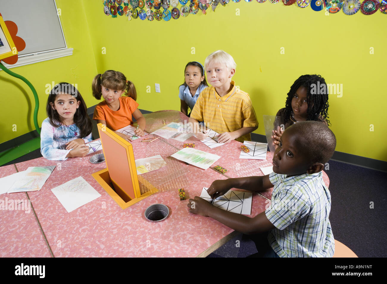Child Paying Attention In Class