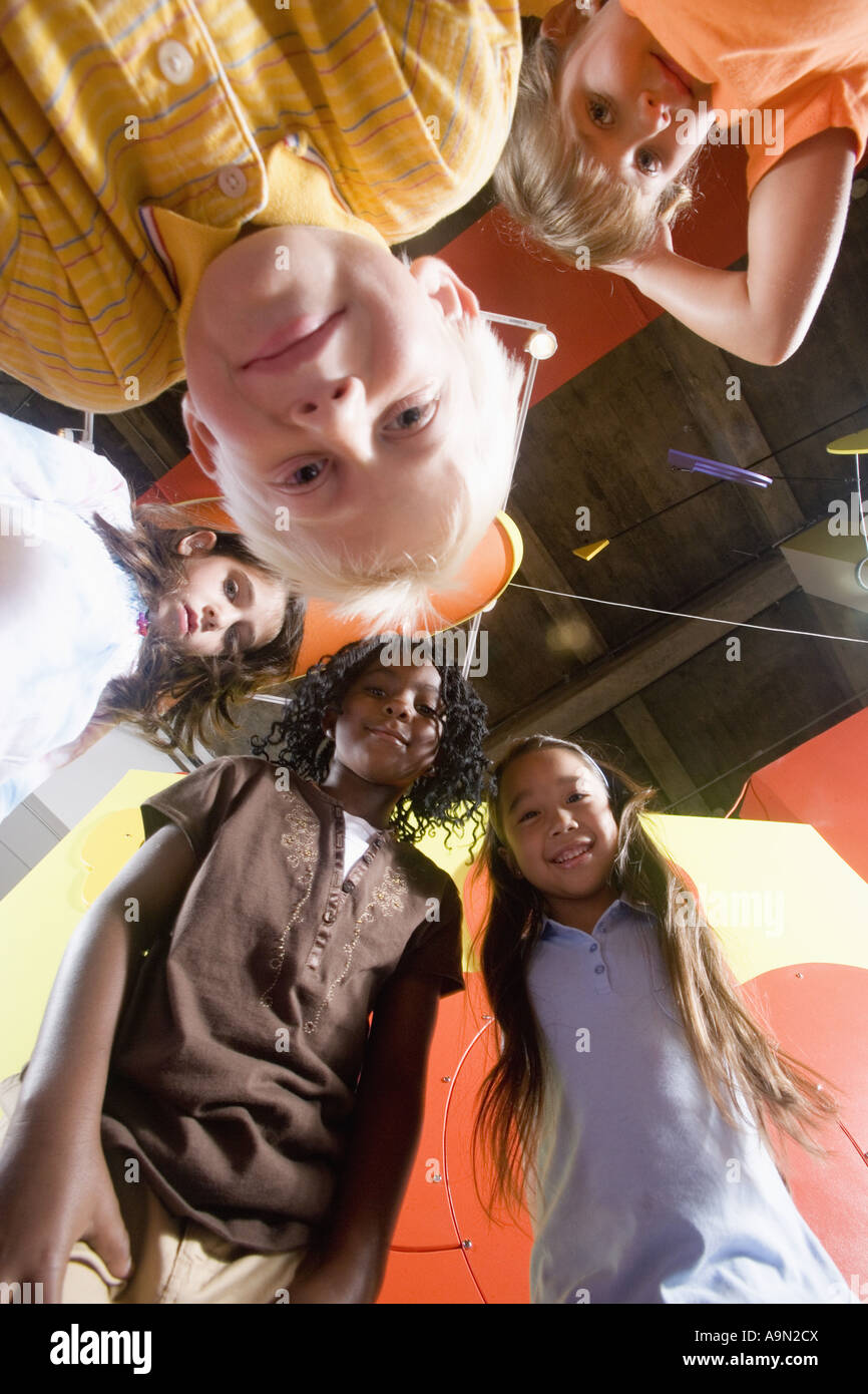 Only girls circle low angle hi-res stock photography and images - Alamy