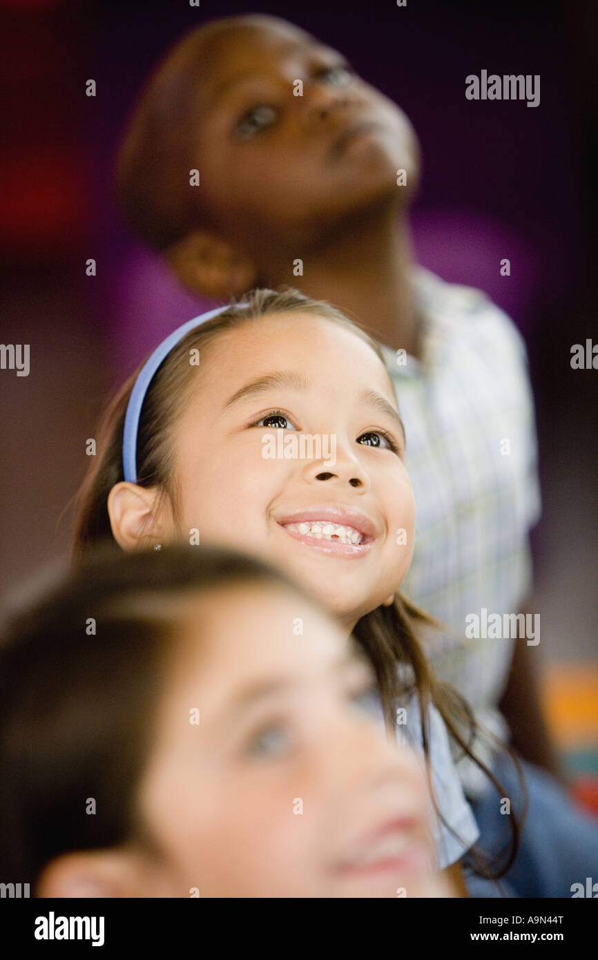 Kids attentive faces hi-res stock photography and images - Alamy