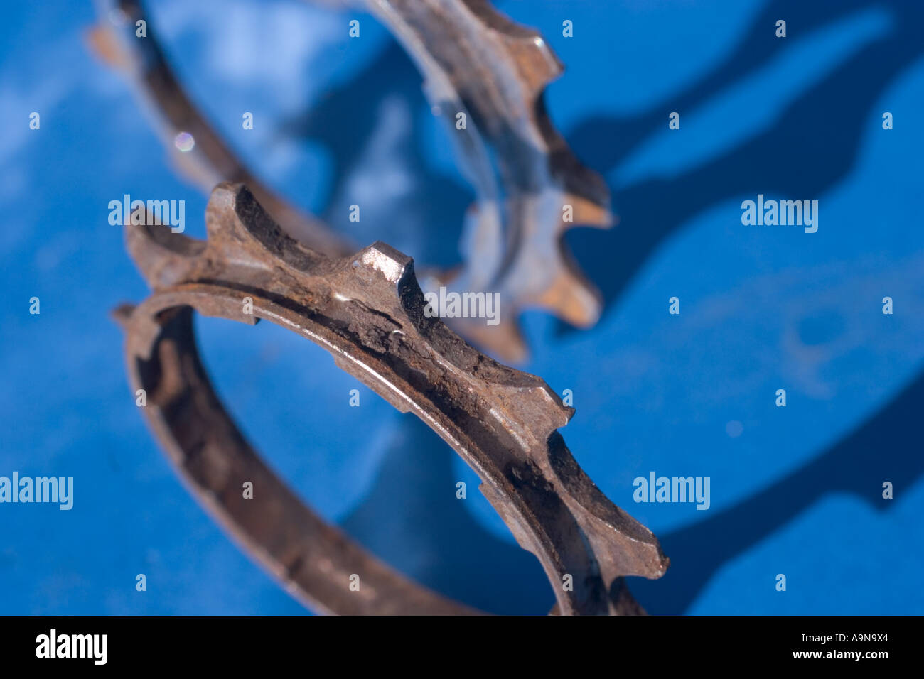 Worn cogs hi-res stock photography and images - Alamy